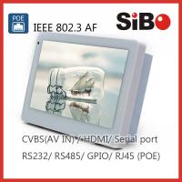 China Customized Logo Wall Mountable Android OS 7” Room Scheduling Touch Screen With RGB LED Light for sale