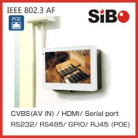 China Wall Mounted 7 Inch Industrial Control Terminal Android 6 Panel With POE 802.3af 48V for sale