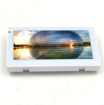 China Smart Home Wall Mounted 7 inch Android Tablet POE Power Android 6.0 Wifi RJ45 Ethernet Customize LED Light for sale