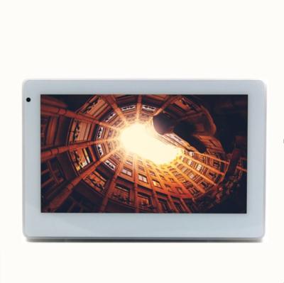 China OEM Industrial Control Android Tablet PC 7 Inch Wall Flush Mount POE Touch Panel With RGB LED Light for sale