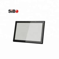 China Meeting Room Control Display 10.1 inch Glass Wall Mount POE Android Tablet LED Light Option for sale