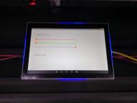 China 10 Inch Android Rooted Wall mounting LED light bar Touch Panel PC with POE, NFC, NO BATTERY for sale
