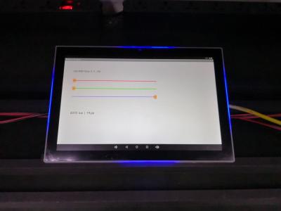 China Customized Boot Logo Industrial Wall mounted POE Android Tablet PC 10 Inch IPS Touch Screen All Around LED Light for sale