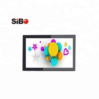 China 10 Inch Kiosk Mode Display Android 6 Rooted Touch Screen POE DC IN Power Tablet Wall Mounted Bracket for sale
