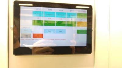 China Smart Home Solution Android 7 OS Wall Mount Touch Panel PC POE Power DC 12V for sale