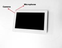 China Customized Mounting Bracket Indoor POE Panel PC 7 Inch Capacitive Touch Screen Android System HMI for sale