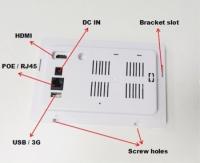China Customized Mounting Bracket Indoor POE Panel PC 7 Inch Capacitive Touch Screen Android System HMI for sale