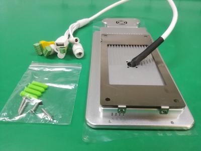 China No Control Button 8 Inch Aluminum Alloy Android Panel Body Temperature Sensor Wall Surface Mount for sale
