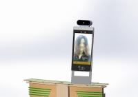 China Infrared Imaging Detecting 8 Inch Android Based Face Identify Monitor With On Wall/Desktop Bracket for sale