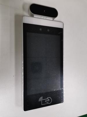 China Wall Mount Enclosure 8 Inch Android LCD Panel with Temperature Metering Camera support IC NFC Card Face Recognition for sale