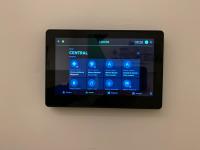 China Android Rooted Wall Installed 7 Inch HMI Control Touch Panel Support Ethernet POE DC In Power for sale