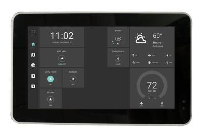 China Smart House Loxone Touch Screen Android POE Tablet 5 Inch Wall Mount Terminal With Ethernet RJ45 RS232 RS485 GPIO Relay NFC for sale