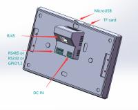 China Room Control Hardware 7 Inch Android POE Tablet Wall Mount Touch Screen Ethernet RJ45 Sensor Relay for sale