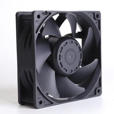 China High Cfm 120x120x38mm 120mm 12038 12v Fan Dc  24v 48v Fan for Cabinet for sale