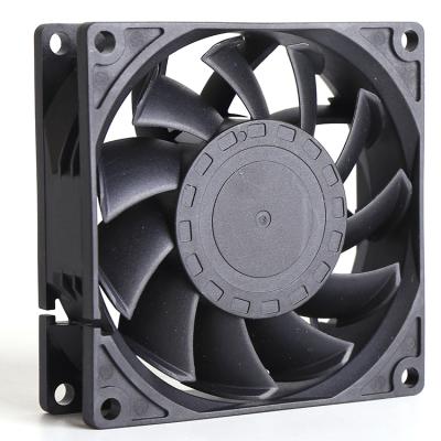 China 80x80x25 Mm 5v/12v/24v Dc Brushless Axial Flow Fan 8025 80mm Dc 12v  Fan for sale