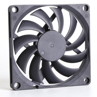 China Silent Fan 80mm 12v 80x80x10mm 5v Brushless Dc PC Cooling Fan for sale