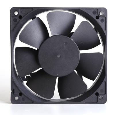 China 12025 Axial Flow Car Refrigerator Fan 12V/24V/48V Ball Bearing 4300rpm DC Cooling Fan for sale