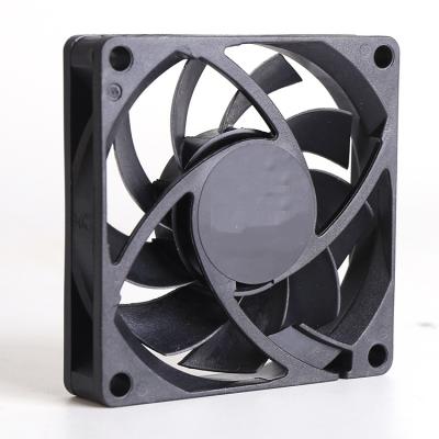 China Hot Sales Pwm Fg Rd Axial Flow Fan With Connector Blower 7cm 7015 High Cfm 5v 12v 24v Dc Cooling for sale