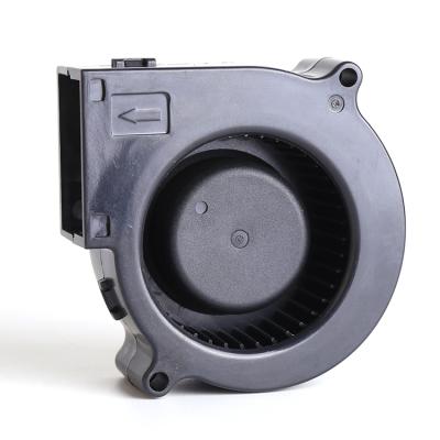 China Quiet Noise Dual Ball Bearing 7530mm Small Snail Blower Fan 75x75x30mm 12v Dc Turbo Cooling Blower for sale