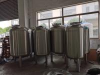 China SUS304 Stainless Steel Water Storage Tank 500L for Mineral Water Production Line for sale
