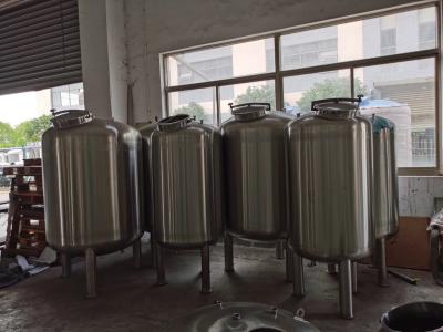 China SUS304 Stainless Steel Water Storage Tank 500L for Mineral Water Production Line for sale