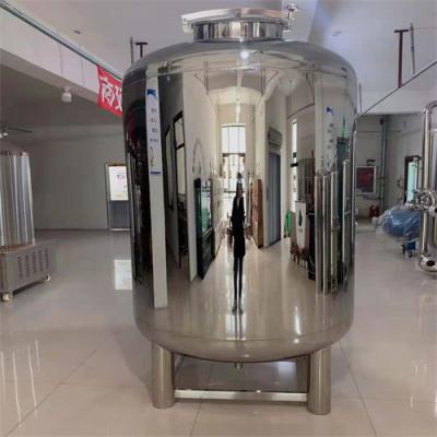 China Stainless Steel Sterile Water Storage Tank 200L to 20000L Capacity for sale