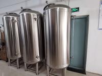 China Stainless Steel Sterile Water Storage Tank 200L to 20000L Capacity for sale