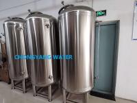 China Stainless Steel Purified Water Tank 300-15000 Liter for Bioprocess Storage for sale