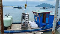 China Portable Seawater RO Desalination System 100-50000 LPD Mobile Freshwater Unit for sale