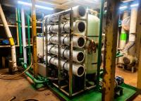 China 150TPD Skid Mounted Seawater Desalination Unit PLC Control 380V Industrial Marine Water Treatment for sale