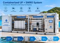 China UF + SWRO Seawater Desalination Plant | Ultrafiltration Pretreatment System for sale