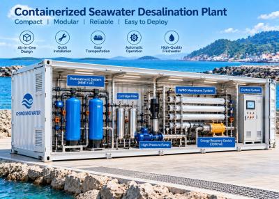 China Containerized SWRO Plant | Modular Seawater Desalination System for sale