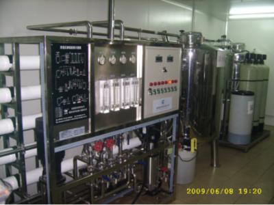 China Electroplating Double Pass RO Water Filter Plant 10 T/H Water Treatment System for sale
