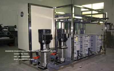 China Electrodeionization Reverse Osmosis Water Purification Machine 500 - 2000l/h for sale
