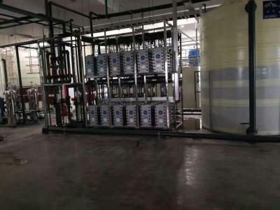 China EDI Deionized Ultrapure RO Water Treatment System 99% Desalting Rate 1-10 m³/h for sale