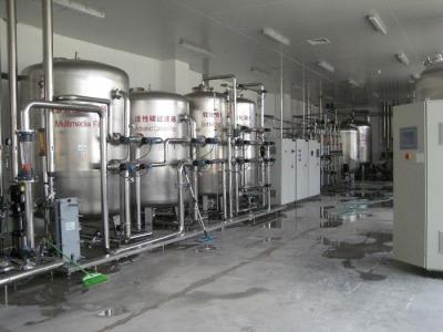 China Pure Chemical RO Water Treatment System 500LPH for Mineral Water Production for sale
