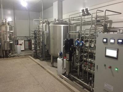 China FDA Standard Pharmaceutical Purified Water Treatment 2 Stage Reverse Osmosis System 500LPH for sale