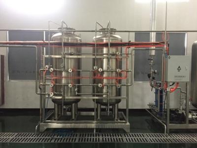 China GMP FDA USP Pharmaceutical Double RO EDI Purified Water Filtration System 500LPH for sale