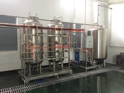 China Pharmacy Water Treatment Purifier , Cosmetic Distilled Water Making Machine for sale