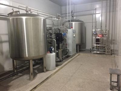 China Ultrapure Pharmaceutical Water Treatment Plant Heat Exchanger with UV Lamp and EDI RO 500 LPH for sale