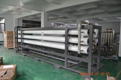 China Double Stage RO Food Beverage Water Treatment 2000LPH Large Capacity Purified Equipment for sale
