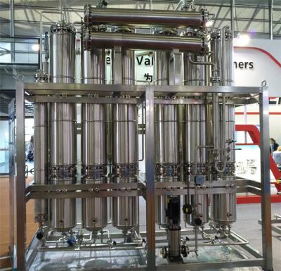 China 500 L/H Multi Effect Water Distiller Medical Water Treatment Equipment for Injection for sale