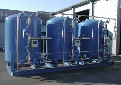 China SS 304 316 Portable Boiler Water Treatment Plant Filter System 10 GPM for sale