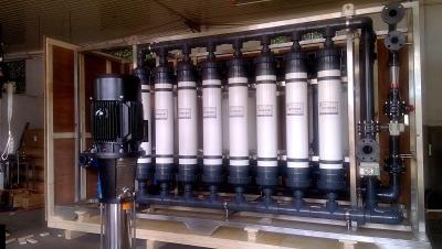 China 20000 LPH Stainless Steel Ultrafiltration Water Treatment System for Groundwater for sale