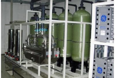 China Reverse Osmosis Double Pass Ultrapure Water Purification System 200LPH LCD Display for sale