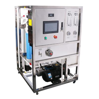 China SS 304 Seawater Reverse Osmosis Plant 0.8-1.0Mpa Rated Pressure Desalination System for sale