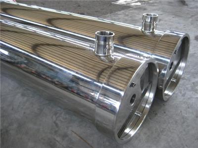China SUS 304 RO Membrane Housing 4 inch Sanitary Water Treatment Accessories for Food Industry for sale