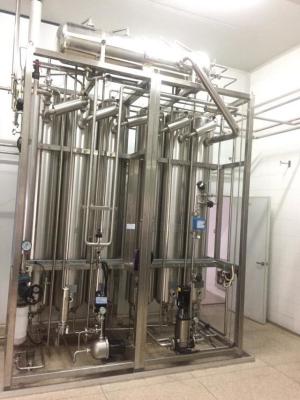 China 4-Effect Distiller Water for Injection Machinery for In Vitro Diagnostic Reagent 200L/H for sale