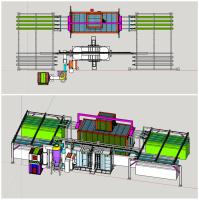 China Industrial Steel Substrate Automatic Powder Coating Equipment PLC Control for sale