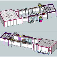 China High Efficiency Electrostatic Automatic Powder Coating Plant Line New Condition for sale
